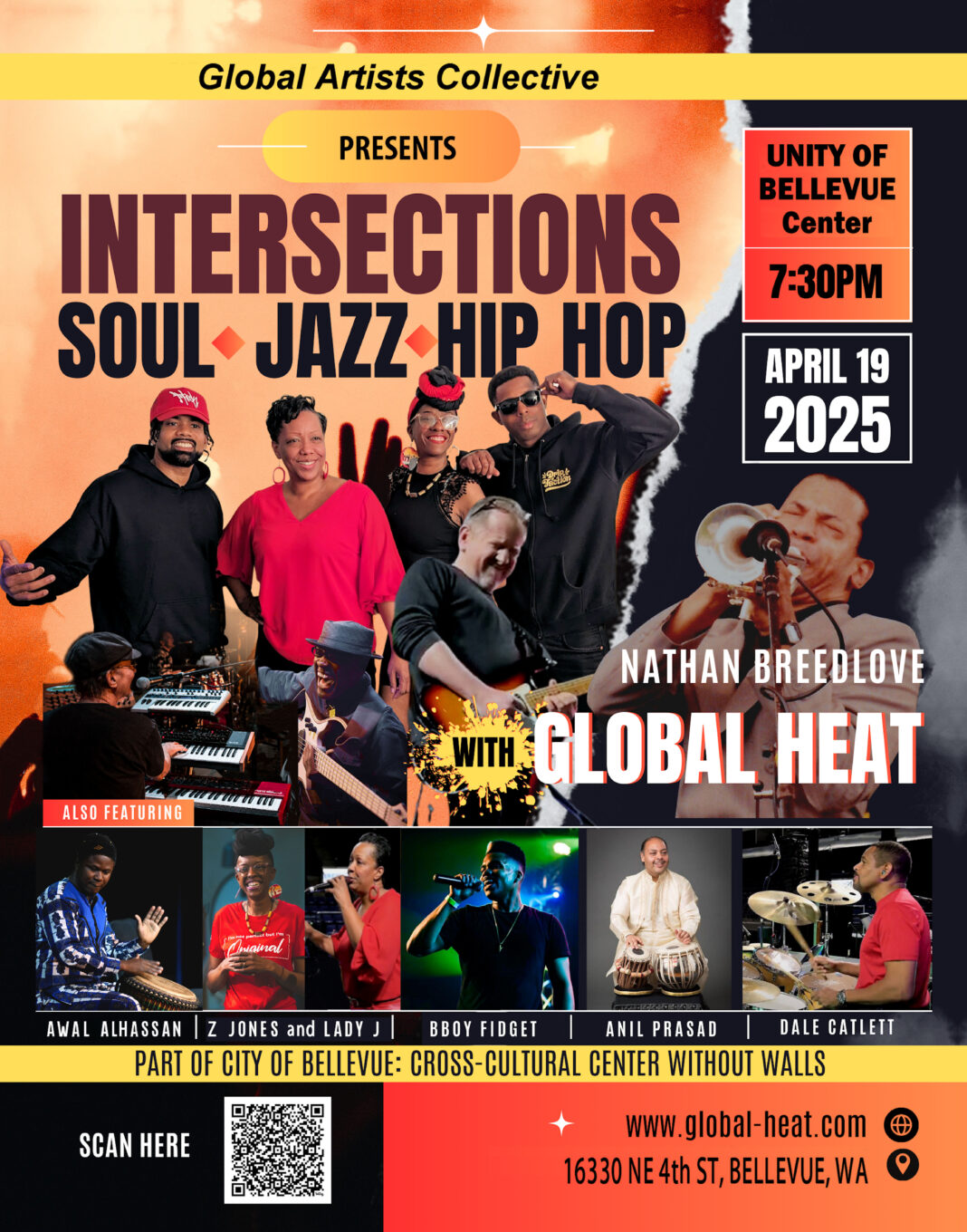 Intersections of Soul, Jazz & Hip-Hop around the World LIVE!